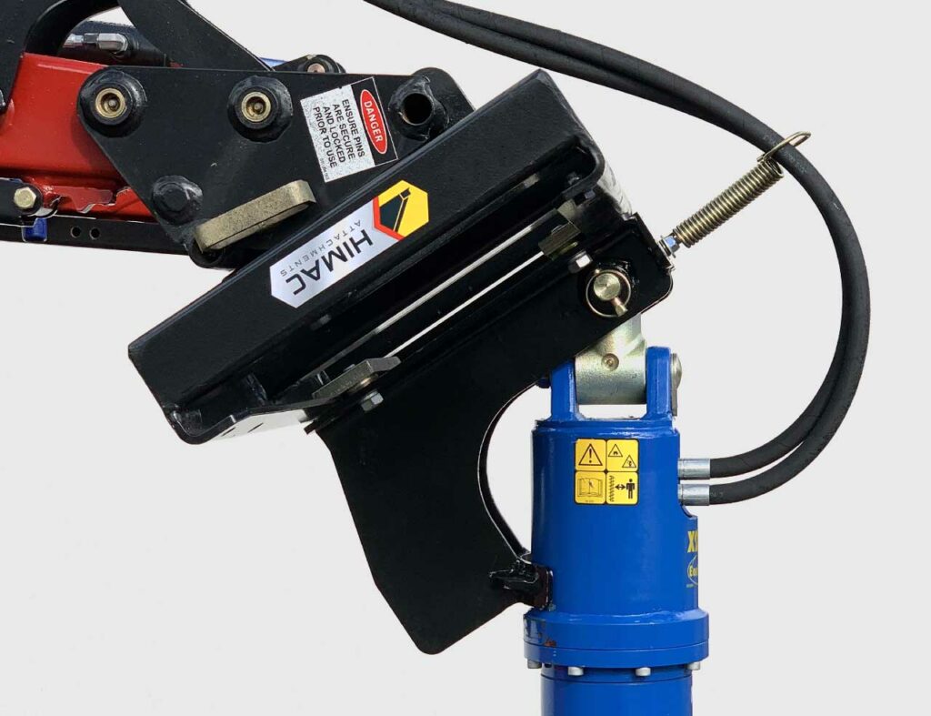HIMAC Eurohitch Hydraulic Post Hole Digger with 12" Auger - JTP ...