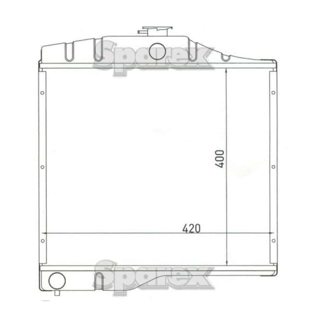 Zetor Tractor Radiator - JTP Machinery - The tractor Specialists